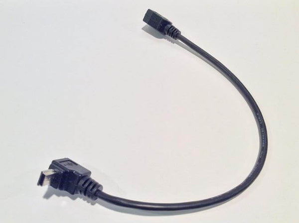 Mini USB 90 Degree Male to Female Cable – Capture Your Action