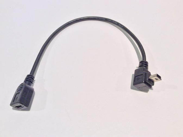 Mini USB 90 Degree Male to Female Cable – Capture Your Action
